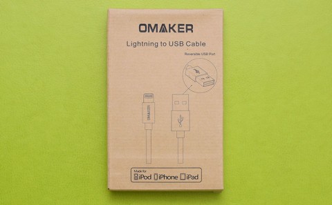 両側とも表裏を気にせず挿せる!Omaker耐久性Lightningケーブル - PCまなぶ