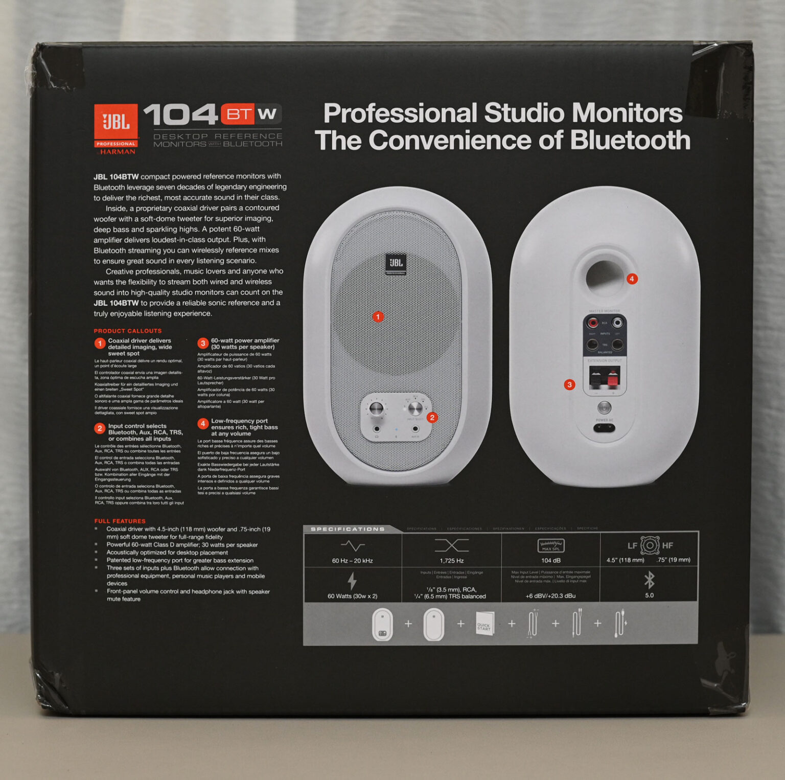 超定番モニタースピーカー!JBL PROFESSIONAL 104-BTW-Y3 - PCまなぶ