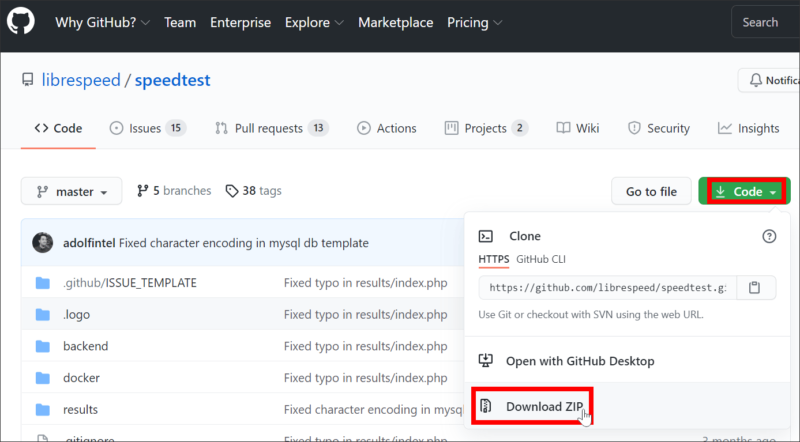 速度測定サイトを自前で構築する(LibreSpeed) - PCまなぶ